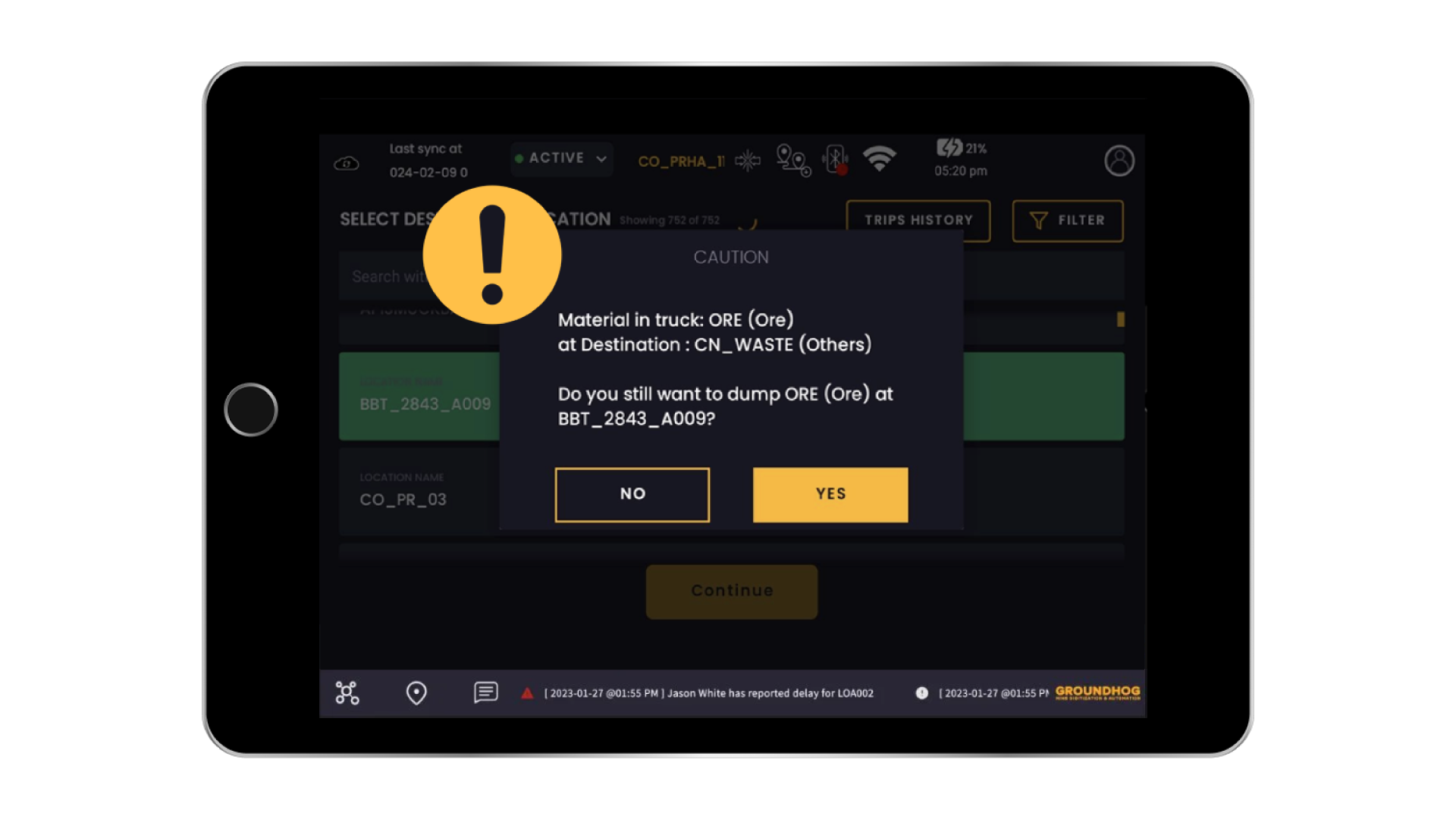 Ore Blending and Grade Control at ROM Stockpile - Groundhog Apps